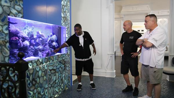 Tracy Morgans Giant Shark Tank Under Construction Tanked Videos